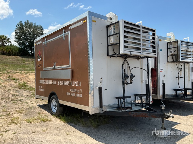 2022 The Fud Trailer 17 ft x 8 ft Portable S/A Kitchen Trailer ...