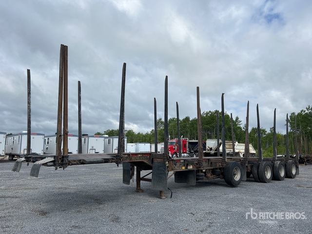 2020 Timmins DDL50 50 ft Quad/A Hayrack Log Trailer | Ritchie Bros ...