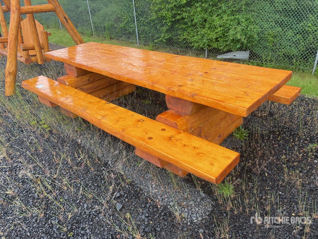 10 ft Artistic Log Picnic Table | Ritchie Bros. Auctioneers