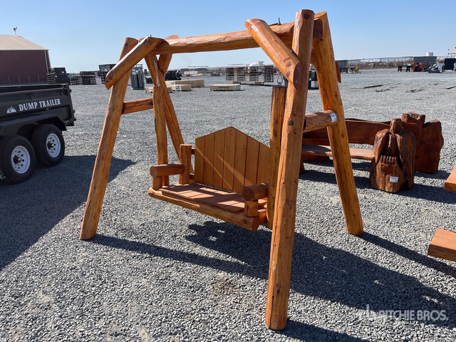 7 ft 4 in Log Bench Swing | Ritchie Bros. Auctioneers