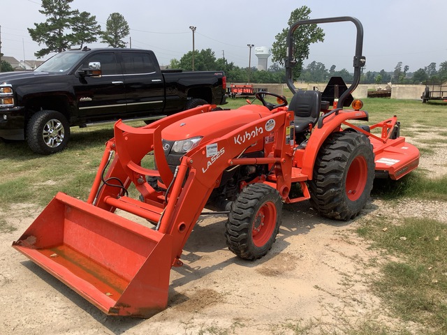 Quanity of (1) Kubota L2501DHST 4WD Utility Tractor & (1) Orange Line ...