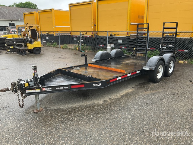 2020 Pratt 21 ft T/A Equipment Trailer | Ritchie Bros. Auctioneers