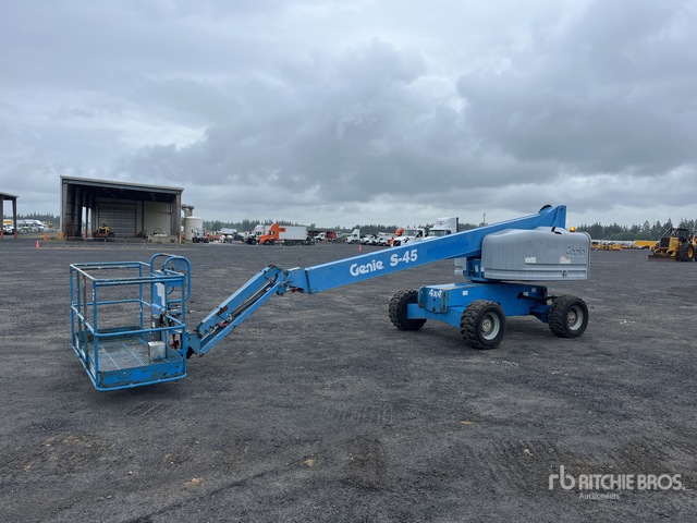 2013 Genie S45 4WD Diesel Telescopic Boom Lift | Ritchie Bros. Auctioneers