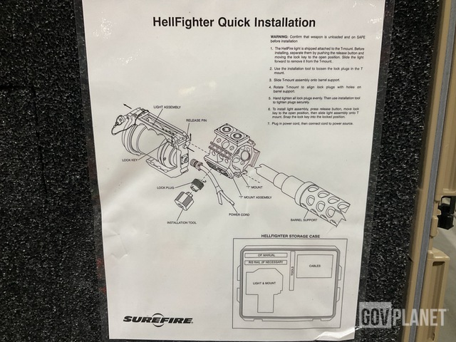 Surplus (10) SureFire HellFighter Weapon Light Kits in Chambersburg ...