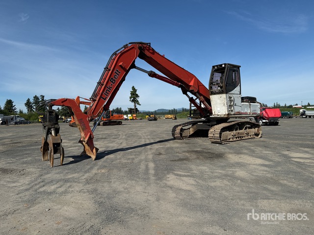 2001 Link-Belt 4300CIITL tracked Heel Boom Log Loader | Ritchie Bros ...