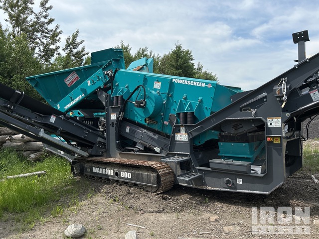 2022 Powerscreen Warrior 800 Tracked Incline Screen Plant in Huntsville, Ontario, Canada ...