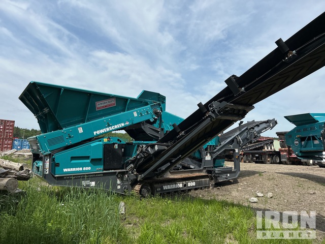 2022 Powerscreen Warrior 800 Tracked Incline Screen Plant in Huntsville, Ontario, Canada ...