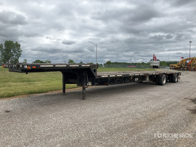 2004 Transcraft DTL-2100 RS2 52 ft T/A Single Drop Step Deck Trailer ...