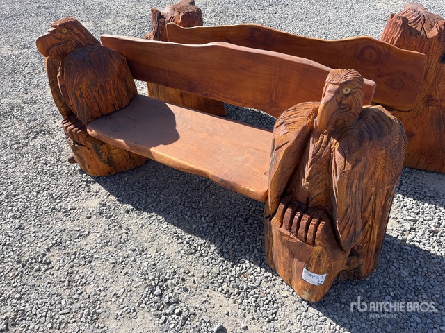 6 ft 6 in Chainsaw Carved Eagle Bench | Ritchie Bros. Auctioneers