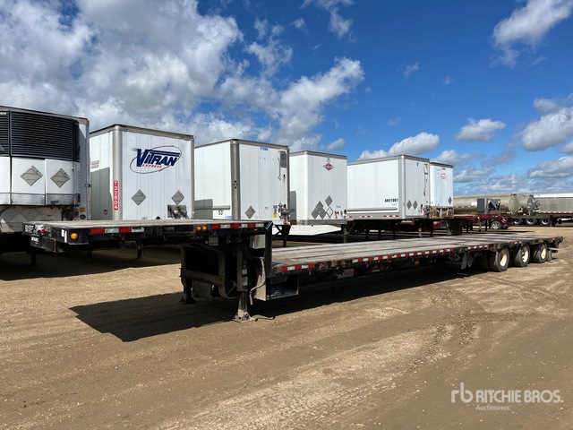 2015 Manac Tri/A 52 ft Extendable Step Deck Trailer | Ritchie Bros ...