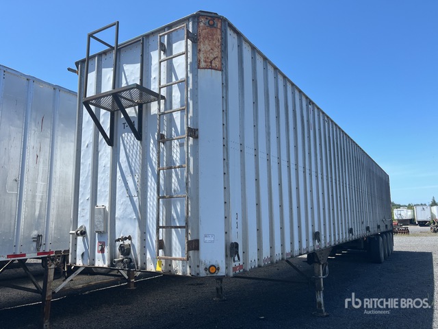 1996 Interstate Manufacturing Co 55 ft Quad/A Moving Floor Trailer ...