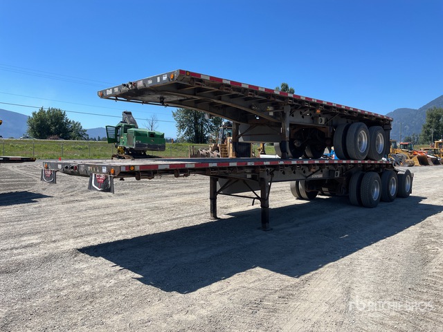 2012 Doepker 32 ft Tri/A Super B-Train Lead Flatbed Trailer | Ritchie ...