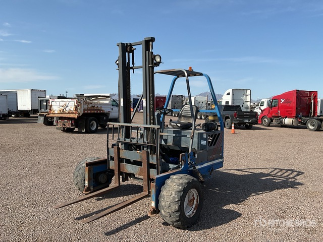 2000 Teledyne Princeton D45 5000 lb 3x3 Truck Mounted Forklift ...