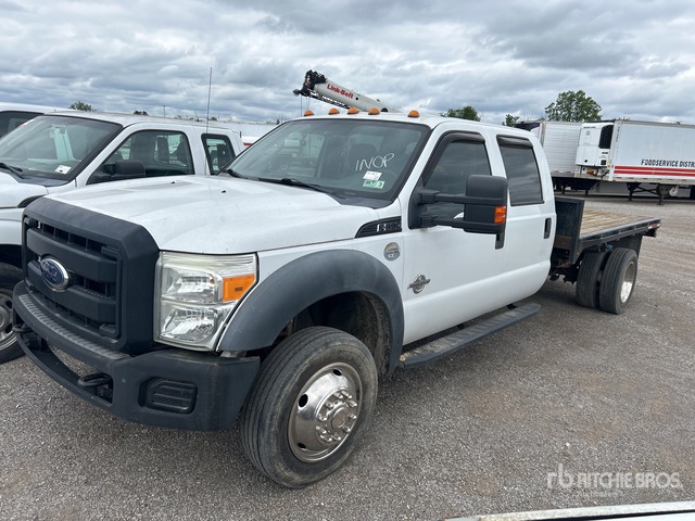 2011 Ford F-550 4x4 Crew Cab Flatbed Truck (Inoperable) | Ritchie Bros ...