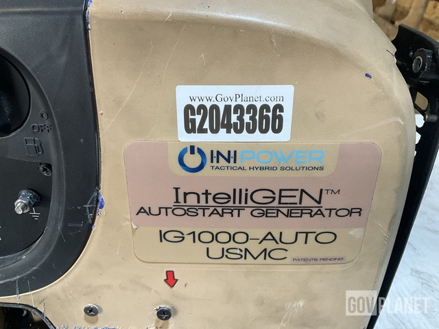 Surplus INI Power Systems IG1000-ICMF Portable Generator Set in Albany ...