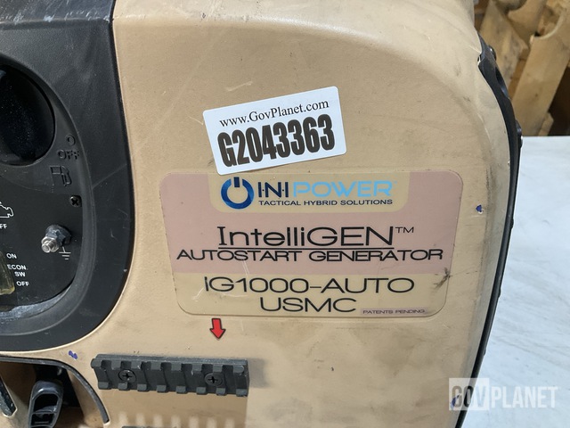 Surplus INI Power Systems IG1000-ICMF Portable Generator Set in Albany ...