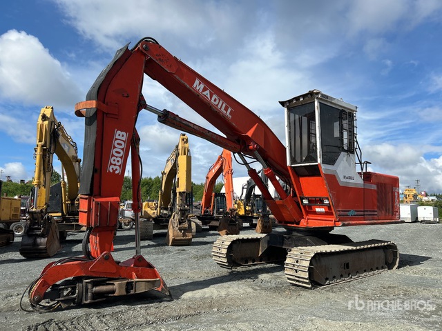 1998 Madill 3800B Heel Boom Log Loader | Ritchie Bros. Auctioneers