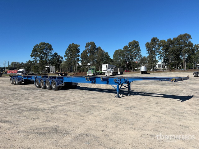 2013 Vawdrey Quad/A B-Double Combination Skel Trailer | Ritchie Bros ...