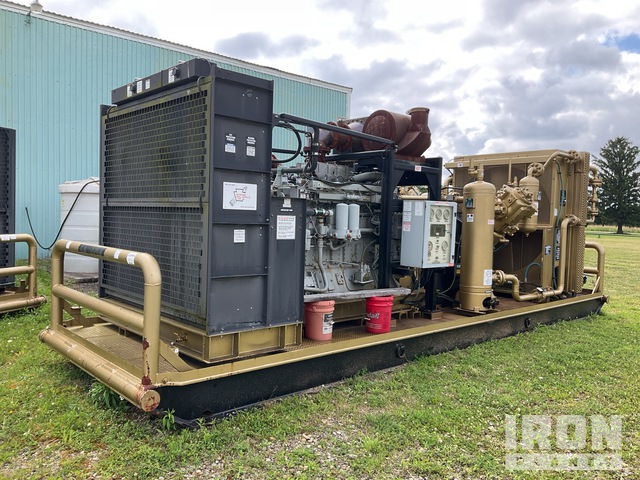 Gardner Denver 2 Stage Air Booster, Powered by Waukesha Natural Gas ...