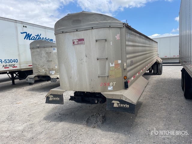 2015 Travis 38 ft T/A Aluminum Frameless End Dump Trailer | Ritchie ...