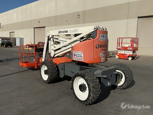 2016 Snorkel A46JRT 4WD Diesel Articulating Boom Lift, Tolleson ...
