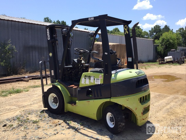 Surplus Clark C20D Pneumatic Tire Forklift in Hooks, Texas, United ...