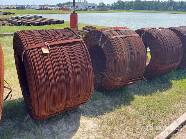 Quantity of (3) Bundles of Spool Coiled Rebar DA- 706 G60 C2 3/8" 2.9T ...