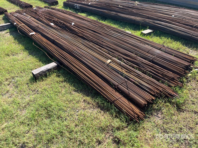 Quantity of (10) Bundles of Rebar DA- 615 G40 C1 3/8" 20 ft P08 R ...