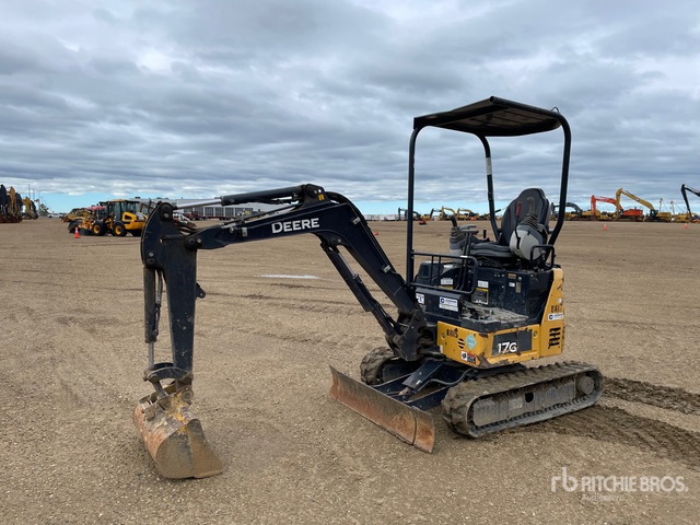 2016 John Deere 17G Mini Excavator | Ritchie Bros. Auctioneers