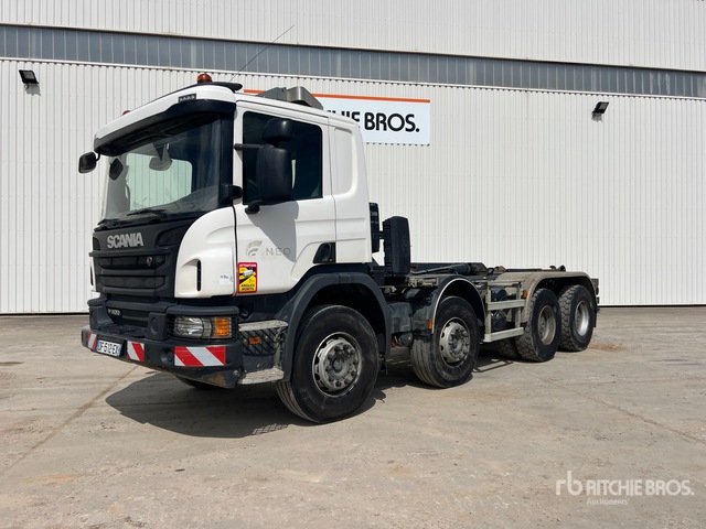 2014 Scania P400 8x4 Camion Ampliroll 8x4 Roll-Off Truck | Ritchie Bros ...