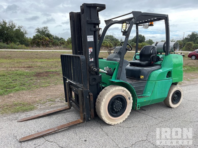 2015 (unverified) Mitsubishi FG40N 7350 lb Pneumatic Tire Forklift in ...