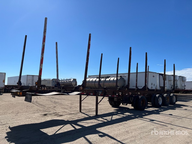 2014 BWS 50 ft Quad/A Hayrack Log Trailer | Ritchie Bros. Auctioneers