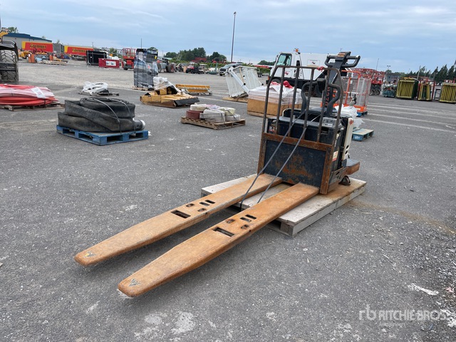 PE 4000 Series 8000 lb Stand-On Electric Forklift | Ritchie Bros ...