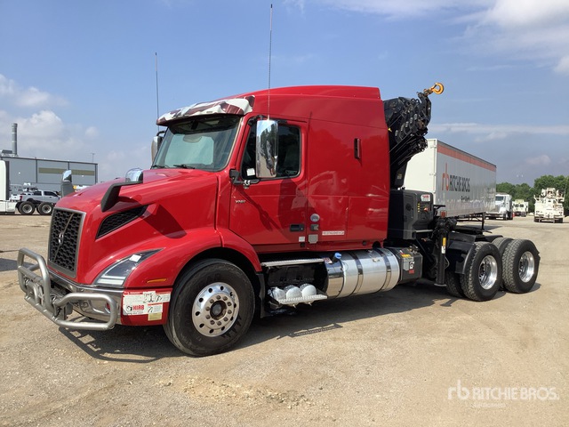 2019 Hiab X-HIDUO 228 E-5 5.3 ton Knuckle Boom on 2020 Volvo VNR640 6x4 ...