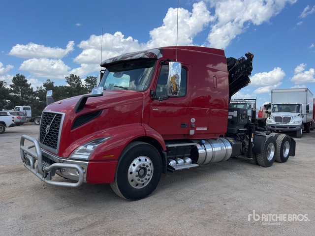 2019 Hiab X-HIDUO 228 E-5 5.3 ton Knuckle Boom on 2020 Volvo VNR640 6x4 ...