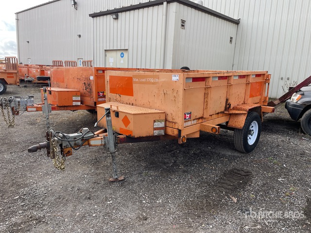 2016 Miska MD 58 8 ft S/A Dump Utility Trailer | Ritchie Bros. Auctioneers