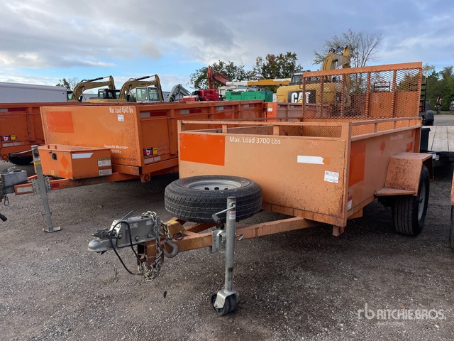 2019 Miska CA58U 8 ft S/A Utility Trailer | Ritchie Bros. Auctioneers