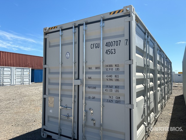 2024 AGT 40 ft HQ 40 ft One-Way High Cube Multi-Door Storage Container ...
