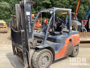 2018 Toyota 8FD45U 8500 lb Pneumatic Tire Forklift in Pelham, Alabama ...