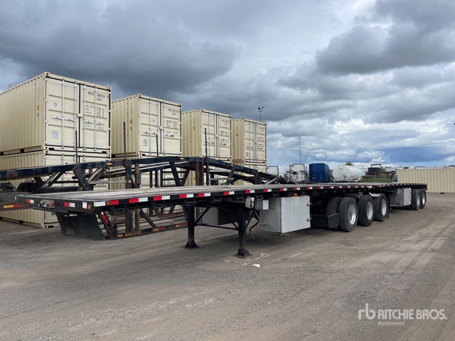 2013 Load King Tri/A B-Train Lead Flatbed Trailer | Ritchie Bros ...