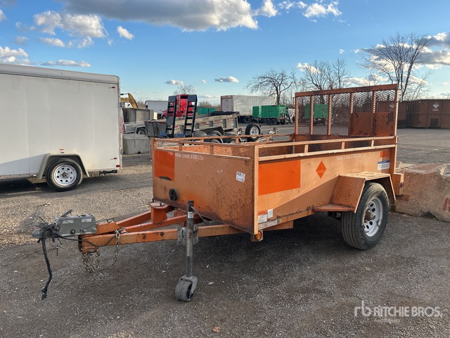 2019 Miska CA58U 8 ft S/A 5x8 Open Utility Trailer | Ritchie Bros ...