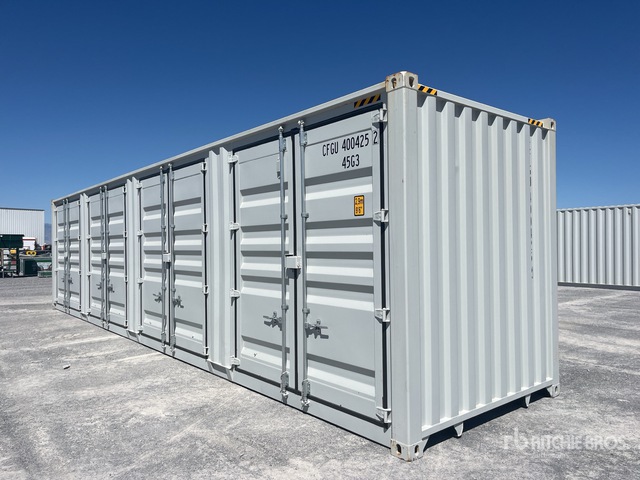 2024 AGT 40 ft HQ 40 ft One-Way High Cube Multi-Door Storage Container ...