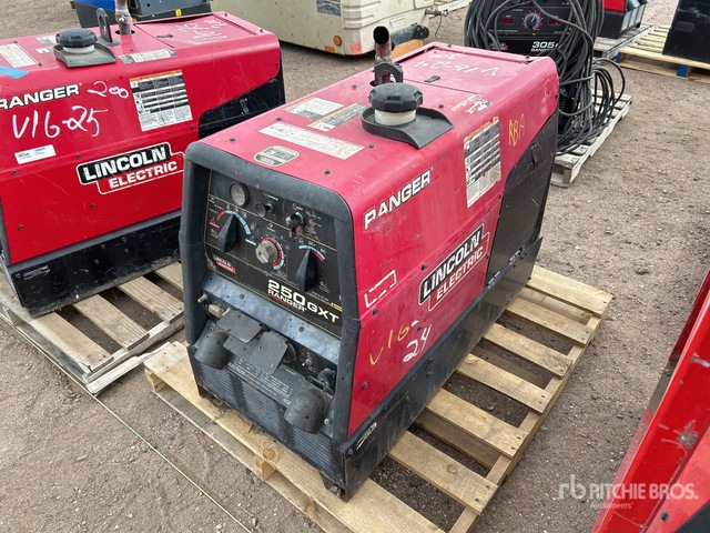 Lincoln 250 A Multi-Process Ranger 250 GTX Engine Driven Welder ...