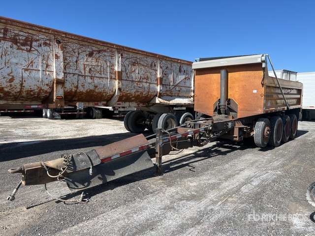 1997 Flow Boy Quad/A Pup Dump Trailer | Ritchie Bros. Auctioneers