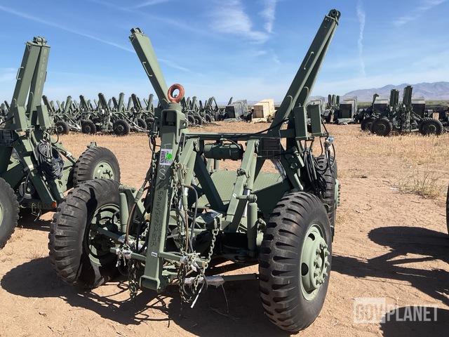 Surplus Gichner Mobilizers Transportable Shelter Lift Dolly in Doyle ...