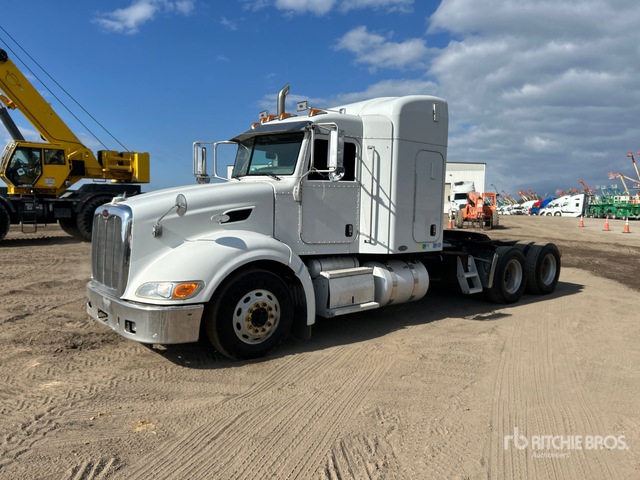 2010 Peterbilt 386 6x4 T/A Sleeper Truck Tractor | Ritchie Bros ...