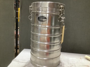 Surplus (6) Vacuum Can 1X10 Stainless Steel Vacuum Sealed Food ...