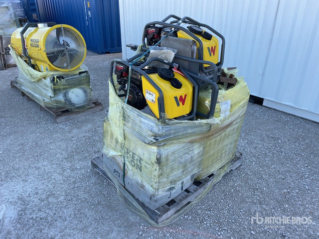 Quantity of (4) 2023 Wacker Neuson WP1550AW Vibratory Plate Compactor ...