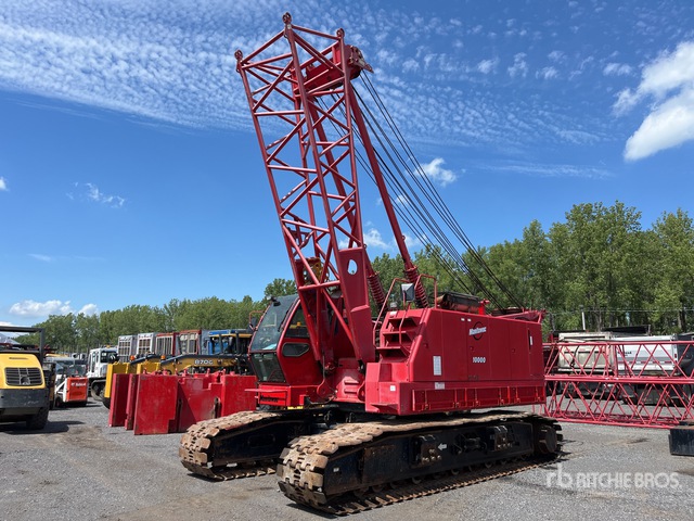 2008 Manitowoc 10000 100 ton Lattice-Boom Crawler Crane | Ritchie Bros ...