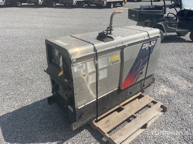 2012 Lincoln DX450 450 A Skid-Mounted Stick Engine Driven Welder ...
